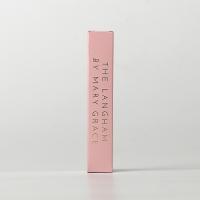 China 300gsm Paper Pink Cosmetic Packaging Box Gold Foil Printing Boxes for sale