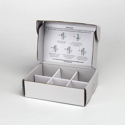 China Luxury Cardboard Paper Perfume Packaging Business Shipping Flat Handle Gift Boxes for sale
