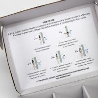 China Luxury Cardboard Paper Perfume Packaging Business Shipping Flat Handle Gift Boxes for sale