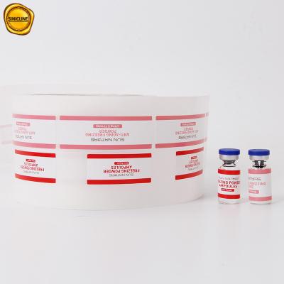 China Cmyk Ampoules Kraft Paper Sticker Labels For Essential Oil Bottle for sale