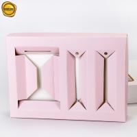 China Customized Printing 350gsm Nail Polish Cosmetic Packaging Box With Clear Window for sale