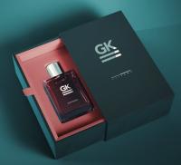 China CMYK Printed Perfume Boxes Recycled Cardboard Gift Green Case for sale