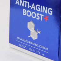 China Custom Face Cream Packaging Box Royal Blue Cosmetic Paper Box Printing Logo for sale