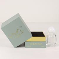 China Custom Printed Logo Paper Cardboard Perfume Glass Bottle Gift Packaging Box With Foam Insert for sale