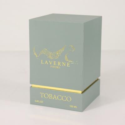 China Custom Printed Logo Paper Cardboard Perfume Glass Bottle Gift Packaging Box With Foam Insert for sale