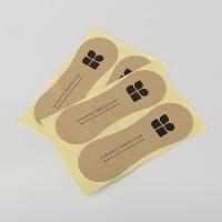 China 110mm X 50mm Hygiene Kraft Paper Sticker Labels Printing For Swimwear Clothing for sale