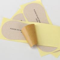 China 110mm X 50mm Hygiene Kraft Paper Sticker Labels Printing For Swimwear Clothing for sale