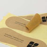 China 110mm X 50mm Hygiene Kraft Paper Sticker Labels Printing For Swimwear Clothing for sale