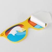 China Irregular Die Cut Shape 5cm Paper Sticker Labels Self Adhesive Label Paper For Glasses for sale