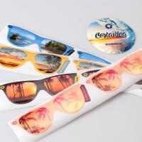 China Irregular Die Cut Shape 5cm Paper Sticker Labels Self Adhesive Label Paper For Glasses for sale