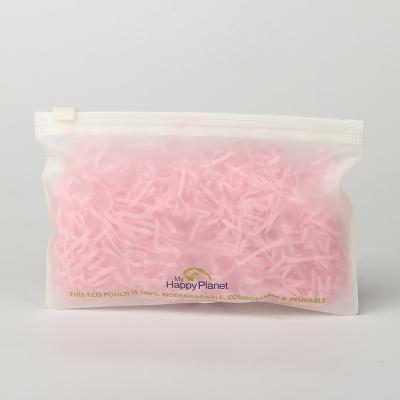 China Biodegradable Compostable PLA Corn Starch Plastic Ziplock Bag for sale