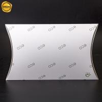 China Custom Printed ECO Paper Packaging Sugar Cane Paper Pillow Box for sale