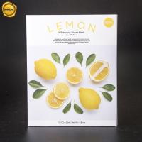 China Personalized Eco Sugar Cane Paper Facial Mask Packaging Box for sale