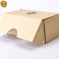 China Environmental Friendly Kraft Corrugated Mailing Box With Custom Logo for sale