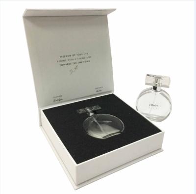 China Custom Logo Printed Cosmetic Bottle Box Elegant Perfume Paper Gift Box Packaging for sale