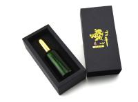 China High Quality Black Paper Embossing Logo Car Gift Set Box Bottle Solid Perfume Packaging for sale