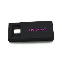 China High Quality Black Paper Embossing Logo Car Gift Set Box Bottle Solid Perfume Packaging for sale