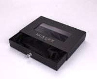 China 280mm Hair Extension Packaging Box Glitter Hair Bundle Packaging for sale
