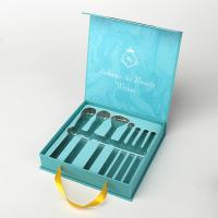China Eco Friendly Packaging For Makeup Brushes Cardboard Gift Boxes Christmas With Handle for sale
