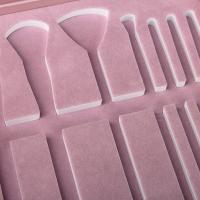 China High Quality Paper Cardboard Gift Box Pink Hair Makeup Brush Set Packaging Box for sale