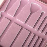 China High Quality Paper Cardboard Gift Box Pink Hair Makeup Brush Set Packaging Box for sale