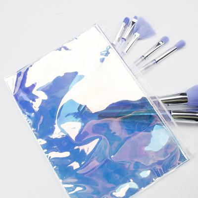 China Beauty Fancy Cardboard Gift Boxes Clear Pvc Packaging Custom Logo Brush Bag for sale