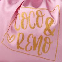 China Satin Hair Packaging Drawstring Silk Bags For Hair Extensions for sale