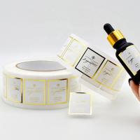 China Recycled White Plastic Sticker Labels Labels For Cosmetic Beauty for sale