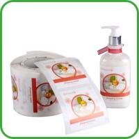 China Recycled White Plastic Sticker Labels Labels For Cosmetic Beauty for sale
