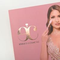 China 350gsm Personalized Rose Gold Logo Paper Thank You Card For E Commerce Packaging for sale