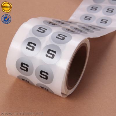China Printing Size Round Self-adhesive Sticker Label for Clothing for sale