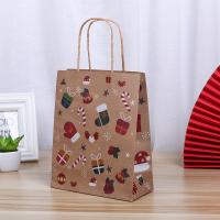 China Custom Wholesale Kraft Paper Bag Hand Bag Gift Bag Shopping Bag Paper Packaging Bag for sale