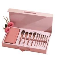China Magnetic Gift Box Makeup Brush Packaging Paper Eye Brush Kit for sale