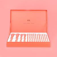 China Cardboard Paper Makeup Cosmetics Gift Box Pink Biodegradable Custom Paper Cosmetic Brush Packaging Box for sale