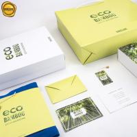 China Custom Eco Bamboo Paper Bag Sugar Cane Paper Bag Eco Friendly Shopping Bag for sale
