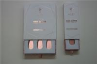 China Custom Luxury Drawer Style Paper Cosmetic Packaging Box For Lashes Or Makeup Brush for sale