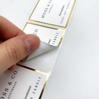 China 4.2CM Recycled Waterproof Permanent Stickers For Plastic Vinyl Labels for sale