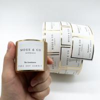 China 4.2CM Recycled Waterproof Permanent Stickers For Plastic Vinyl Labels for sale