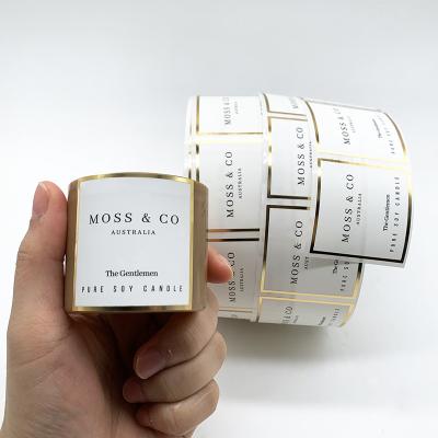China 4.2CM Recycled Waterproof Permanent Stickers For Plastic Vinyl Labels for sale