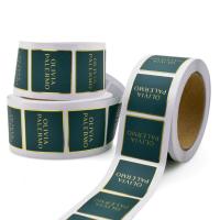 China 50MM Custom Waterproof Plastic Coated Stickers Labels For Cosmetics Plastic Bottles for sale