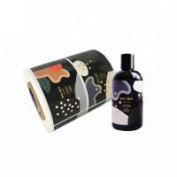 China 247MM Comestic Glass Bottle Plastic Sticker Label Printing Gold Foil Logo for sale