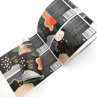 China 247MM Comestic Glass Bottle Plastic Sticker Label Printing Gold Foil Logo for sale