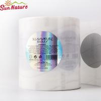 China 5.08cm Hologrphic Plastic Sticker For Bottle 2 Inch Round Sticker for sale