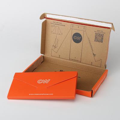China Colorful Design Self Adhesive Tear-Off Strip Ecommerce Shipping Boxes Custom Logo Mail Shipping Box for sale