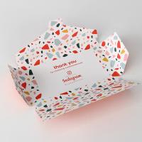 China Colorful Design Self Adhesive Tear-Off Strip Ecommerce Shipping Boxes Custom Logo Mail Shipping Box for sale