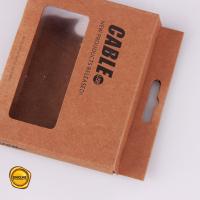 China Wholesale Logo Customized Hanging Electronic Products Usb Data Cable Retail Packaging Paper Box for sale