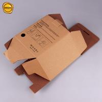 China Recycled Foldable Electronics Packaging Box Custom Kraft Packaging Box For Phone/Tablet Holder for sale