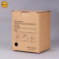China Recycled Foldable Electronics Packaging Box Custom Kraft Packaging Box For Phone/Tablet Holder for sale