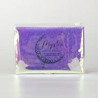 China Customized Logo Clear Transparent Plastic Pvc Transparent Plastic Packing Ziplock Holographic Bubble Bag for sale