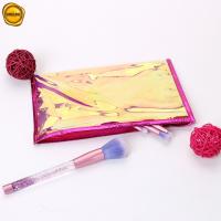 China EVA TPU Waterproof Laser Holographic Make Up Bag Pouch Transparent for sale